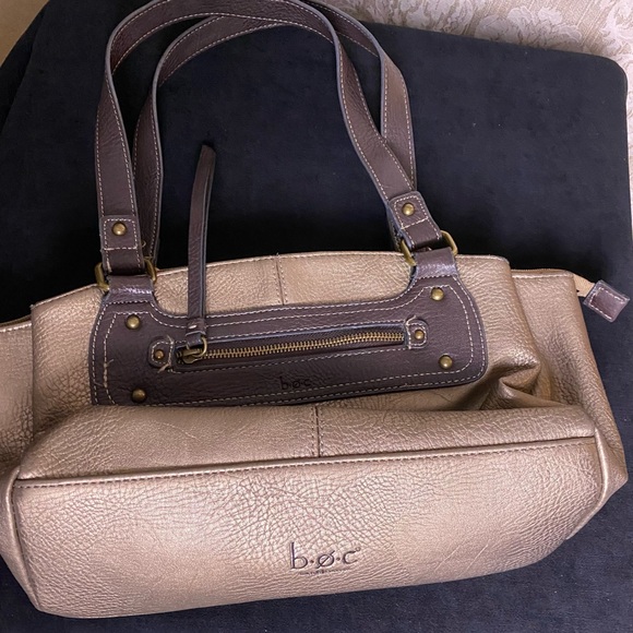 boc | Bags | Boc Goldtan Manmade Material Purse | Poshmark